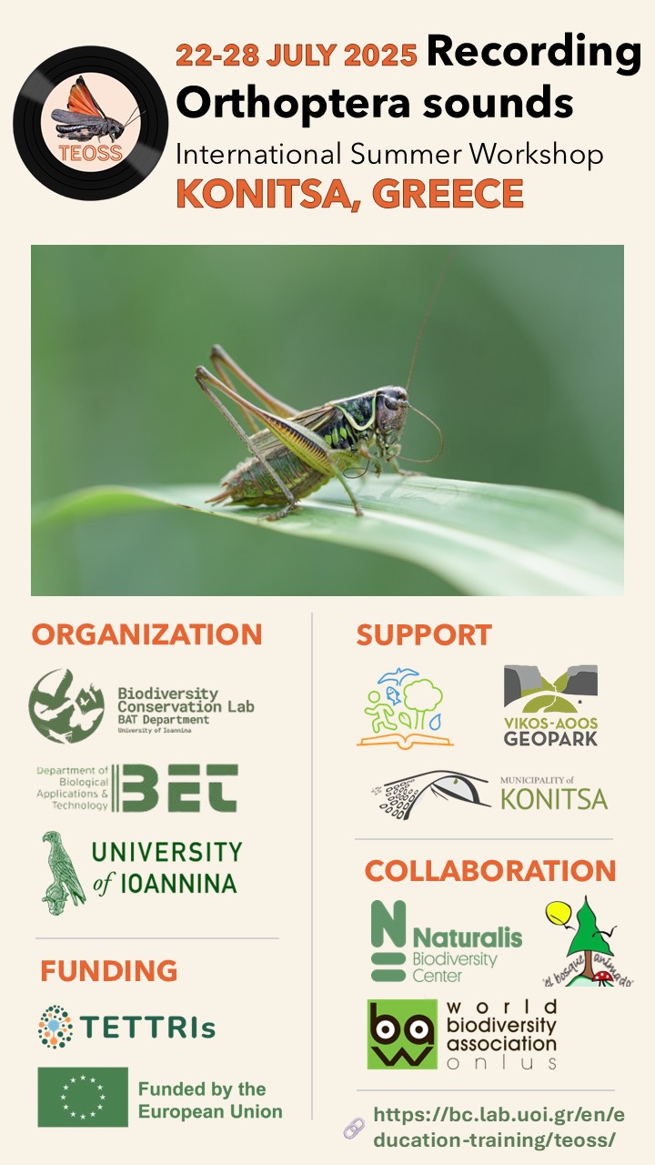 GREEK SUMMER SCHOOL: ORTHOPTERA SOUND SYSTEMS - Biodiversity ...